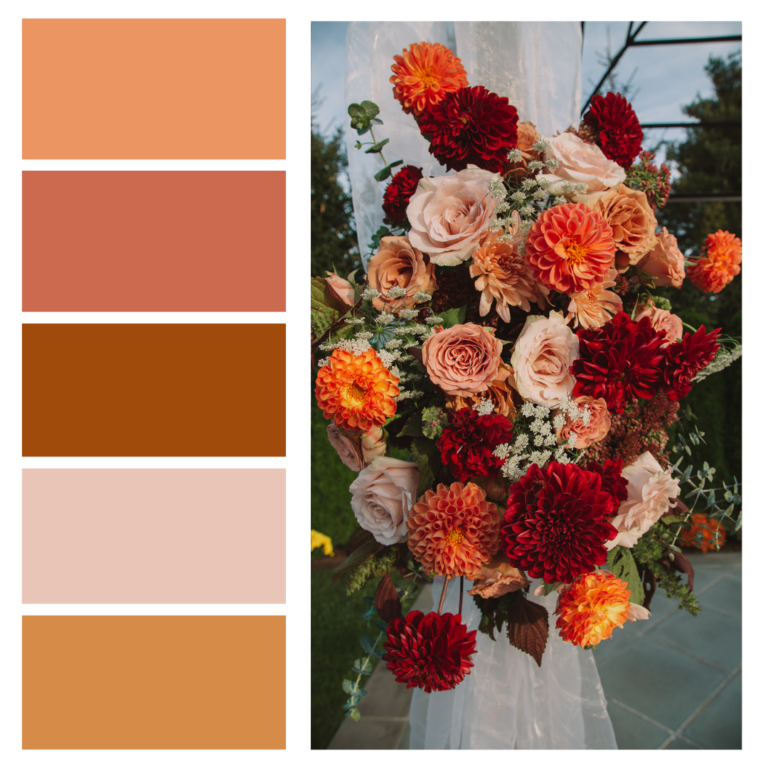 Top Five 2024 Wedding Color Palettes | Saphire Event Group